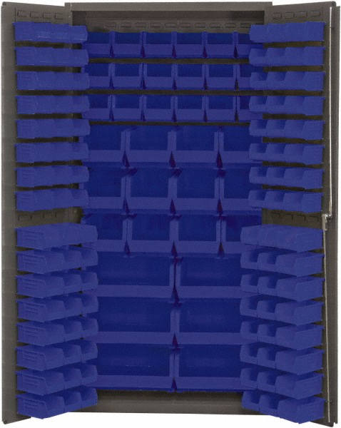 Durham - Steel Bin Cabinet: 36" Wide, 24" Deep, 72" High | MSC Direct