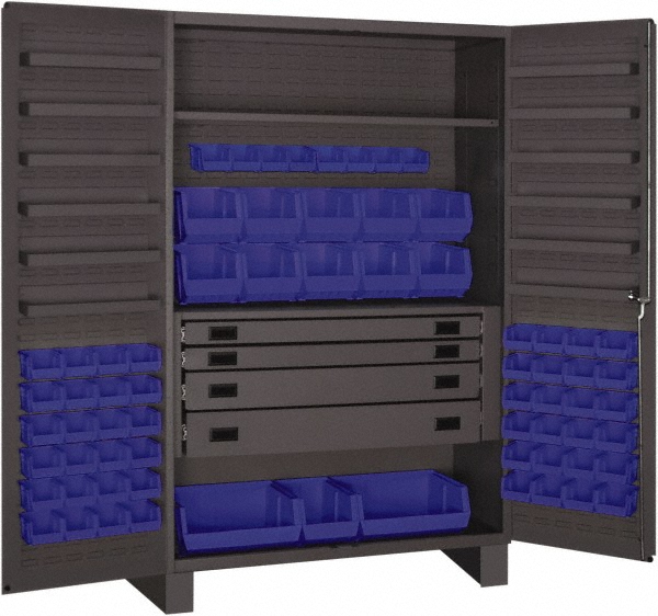 Durham - 2 Shelf 69 Bin Storage Cabinet - 47057922 - MSC Industrial Supply