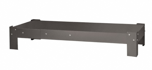 Durham - Gray, Steel, Cabinet Leg Kit | MSC Direct