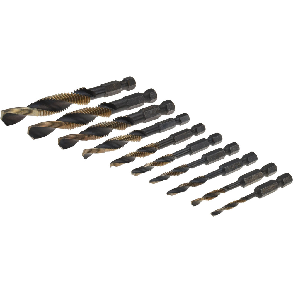 Value Collection - #6-32 to 1/2-13 UNC, High Speed Steel Combination ...