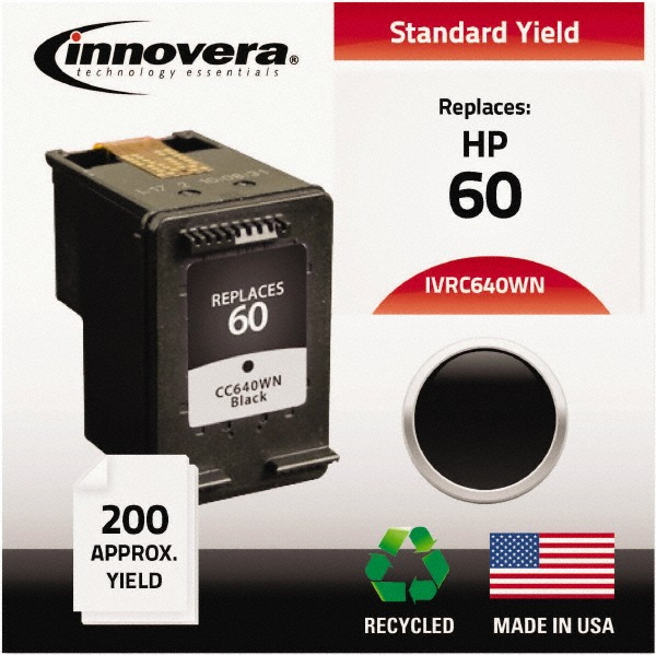 innovera - Office Machine Supplies: Remanufactured Black Ink, Black ...