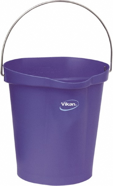 Vikan - Hygiene Bucket, 3.17 Gallon(s), Purple | MSC Direct