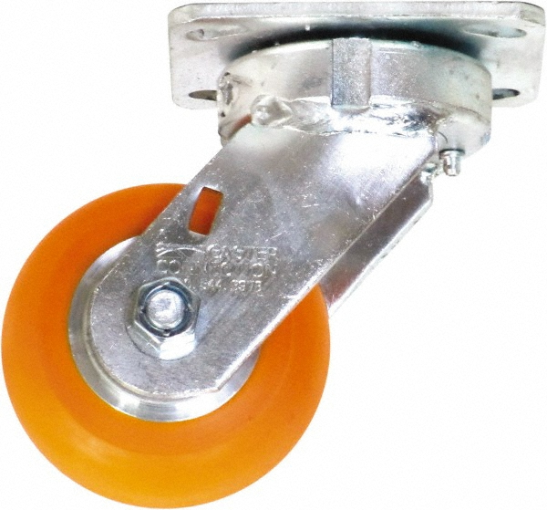 Caster Connection - Swivel Top Plate Caster: Polyurethane on Aluminum ...