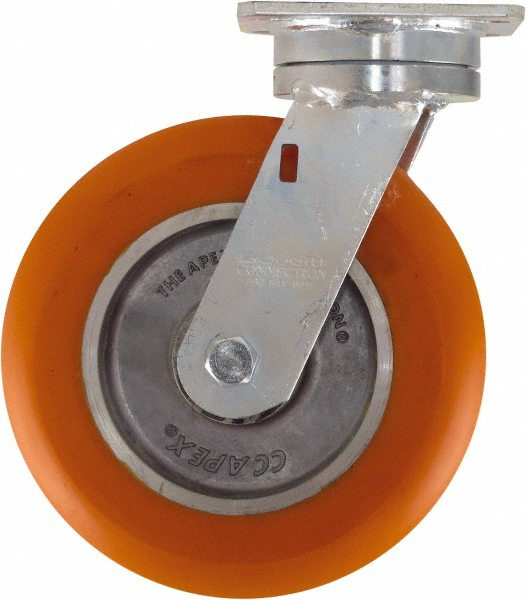 Caster Connection - Swivel Top Plate Caster: Polyurethane on Aluminum ...