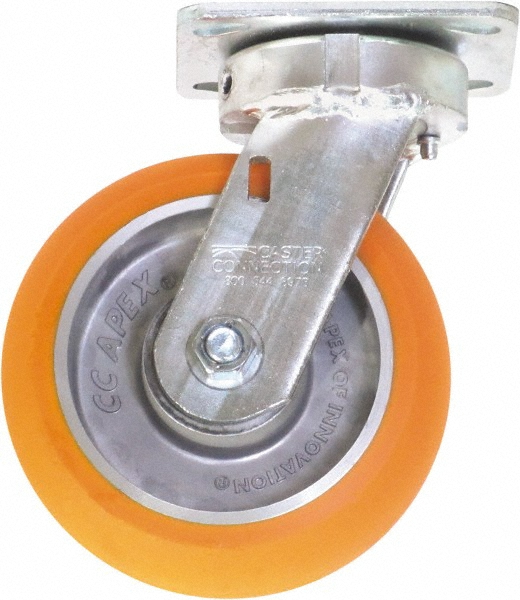 Caster Connection - Swivel Top Plate Caster: Polyurethane on Aluminum ...