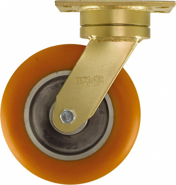 Caster Connection - Swivel Top Plate Caster: Polyurethane on Aluminum ...