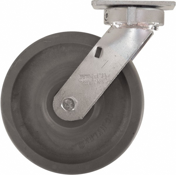 Caster Connection - Swivel Top Plate Caster: High Grade Nylon, 8" Wheel ...