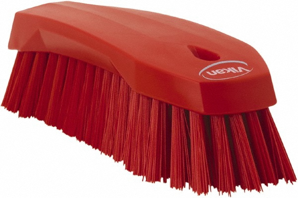 Vikan - Hand Brush L, 7.9", Stiff, Red | MSC Direct