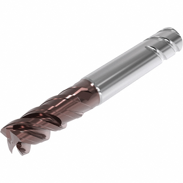 Seco - 10mm Diam 4 Flute Solid Carbide 0.125mm Chamfer Width Corner ...