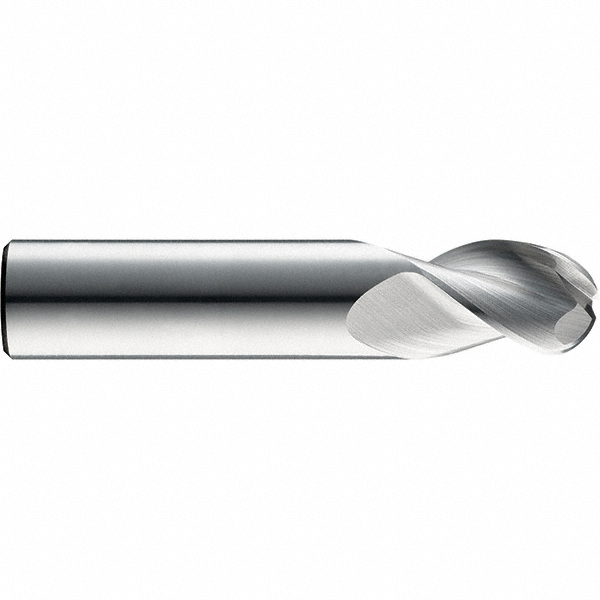 SGS 20mm Diam 60mm LOC 3 Flute Solid Carbide Ball End Mill SGS 20mm Diam 60mm LOC 3 Flute Solid Carbide Ball End Mill