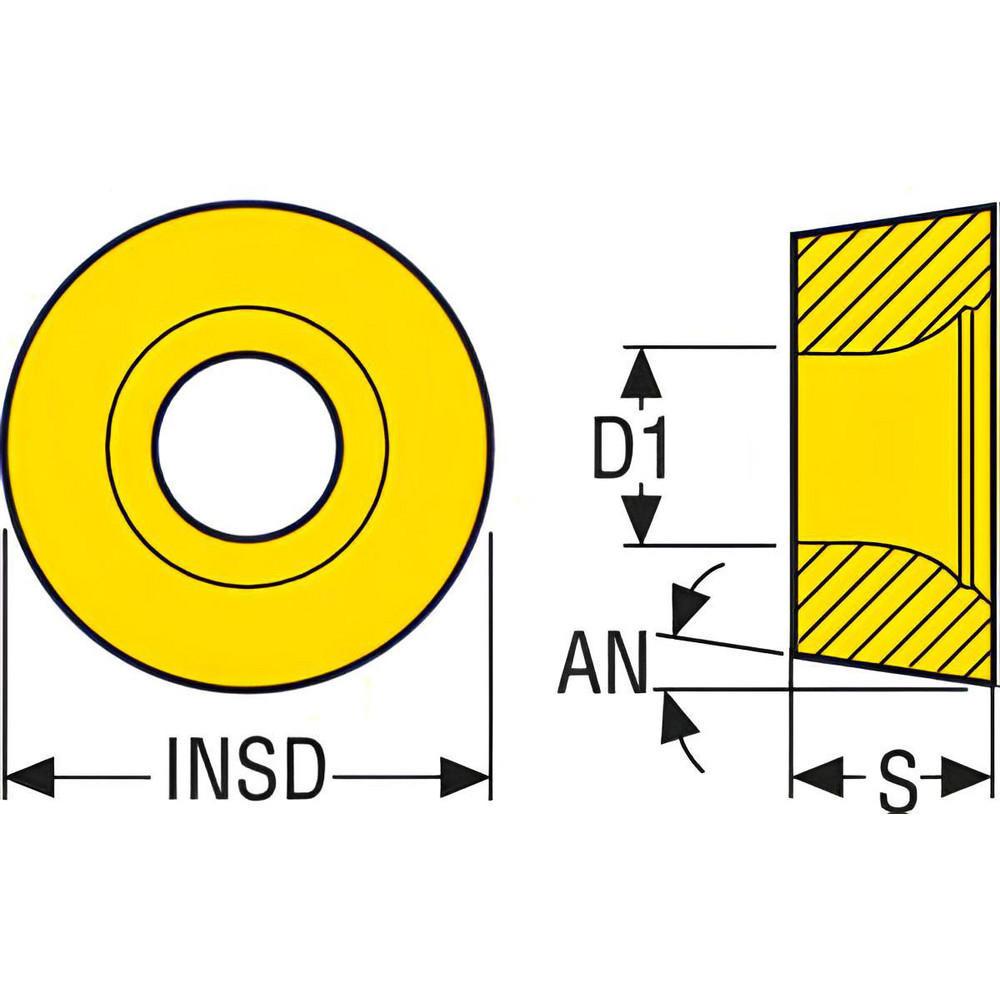 Seco - Turning Insert: RCMT0602M0-M3 TP25, Carbide | MSC Direct