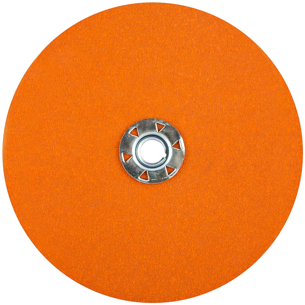 Norton - Fiber Disc: 7" Disc Dia, 5/8-11 Hole, Threaded Arbor Hole, 80 ...