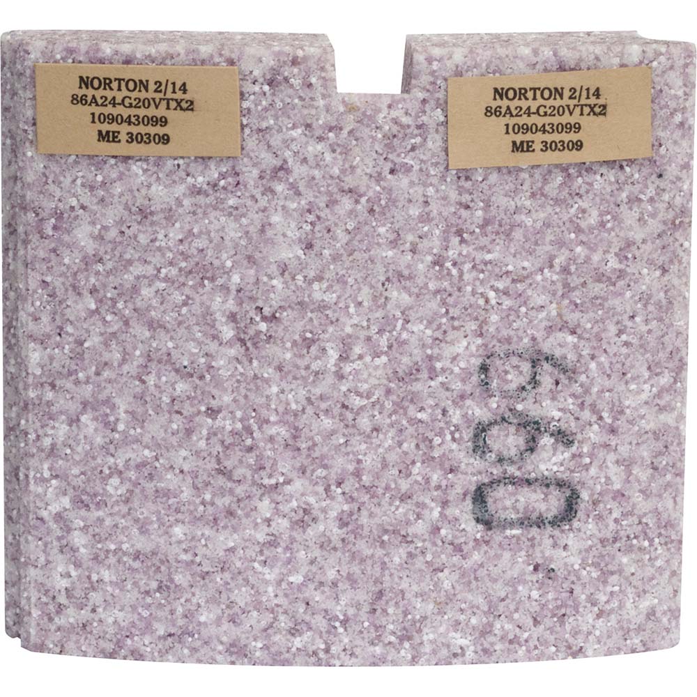 Norton - 6-13/16X6"86A24G20VTX2 VITRIUM3 GRINDING SEGMENT | MSC Direct