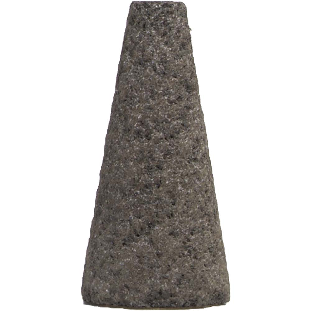 Norton - Abrasive Cone: Type 17, Coarse, 3/8-24 Arbor Hole | MSC Direct