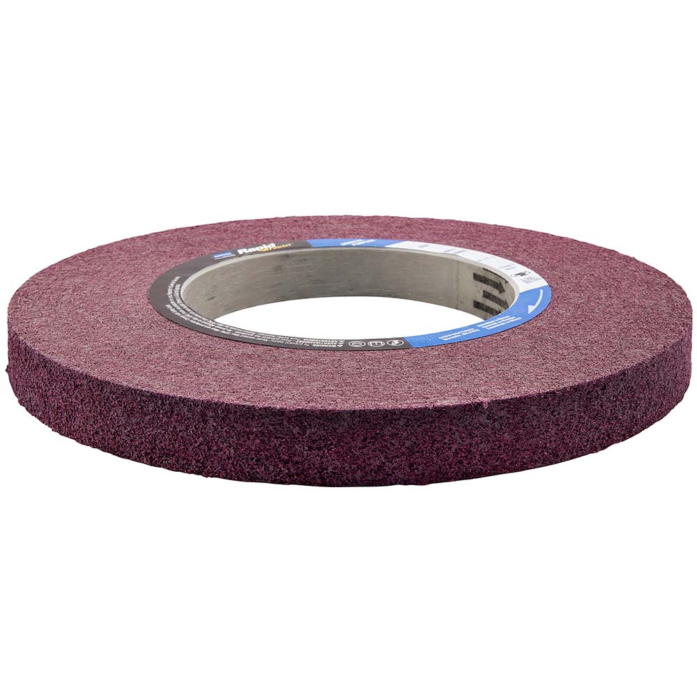 Norton - Deburring Wheel: 10" Dia, 1" Face Width, 5" Hole, Density 9 ...