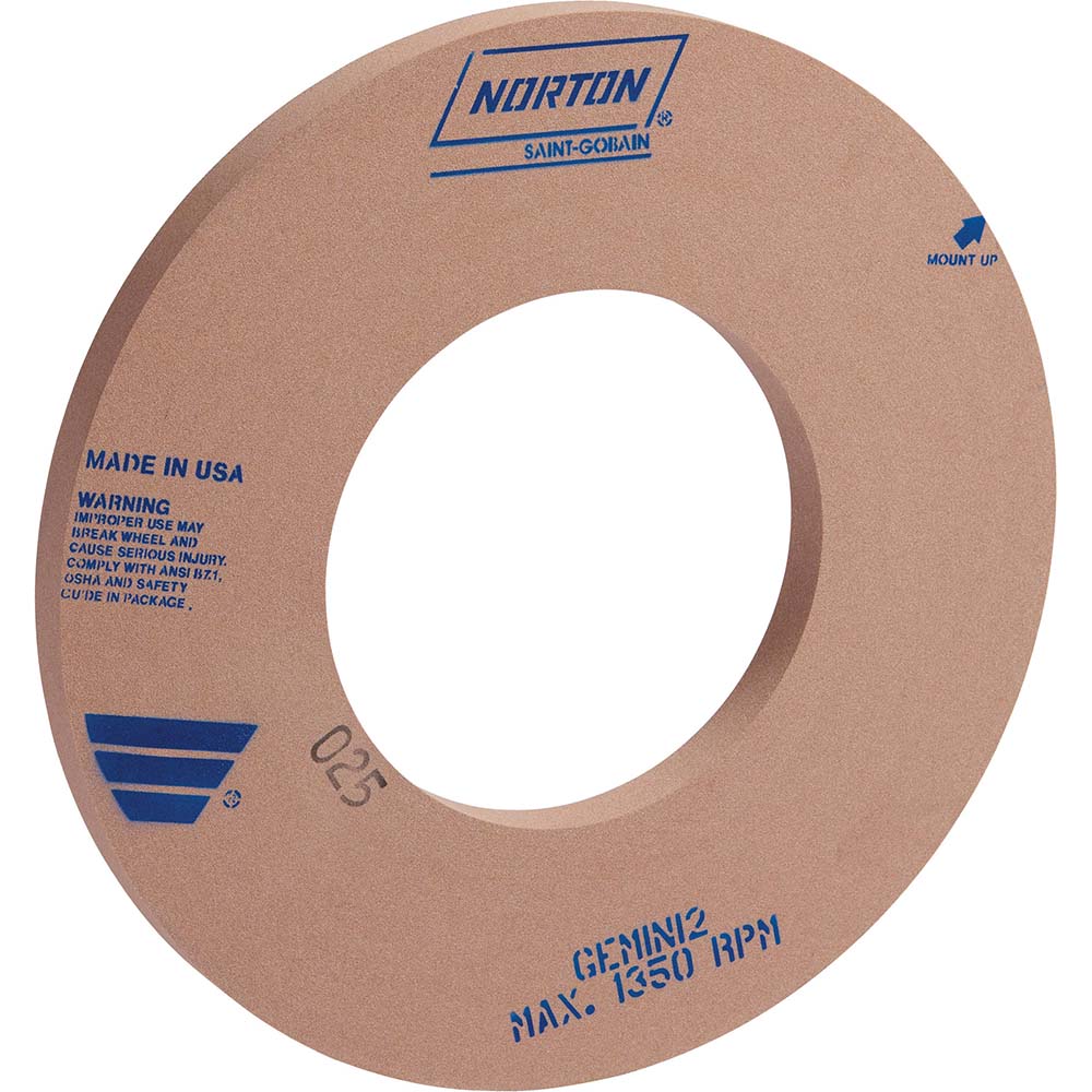 Norton Type 1 Centerless Cylindrical Grinding Wheel 20 Dia 1