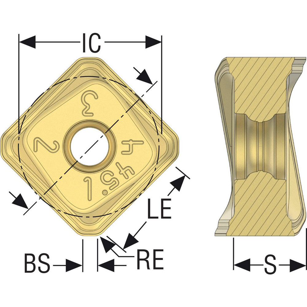 Seco - Milling Insert: ANSI SNMX2209ANTR-M18, ISO SNMX2209ANTR-M18 ...