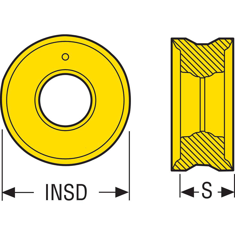 Seco - Milling Insert: ANSI RNMU1204M0T-M10, ISO RNMU1204M0T-M10 ...