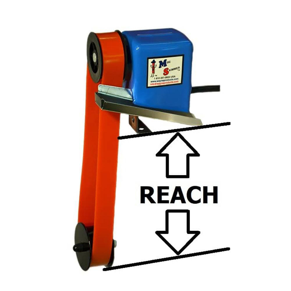 Mini-Skimmer - Oil Skimmer: 0.25 GPH, 8" Reach - 47489091 - MSC ...