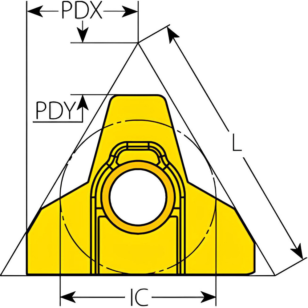 Vargus - Laydown Threading Insert: 5MGIR1-1/2ACME VKX, Carbide | MSC Direct