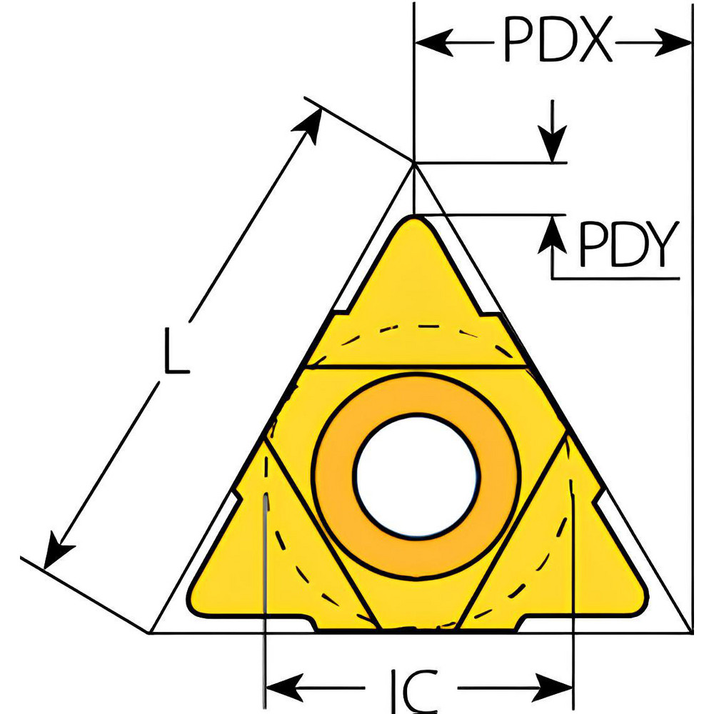 Vargus - Laydown Threading Insert: 4UEI4W VTX, Carbide | MSC Direct