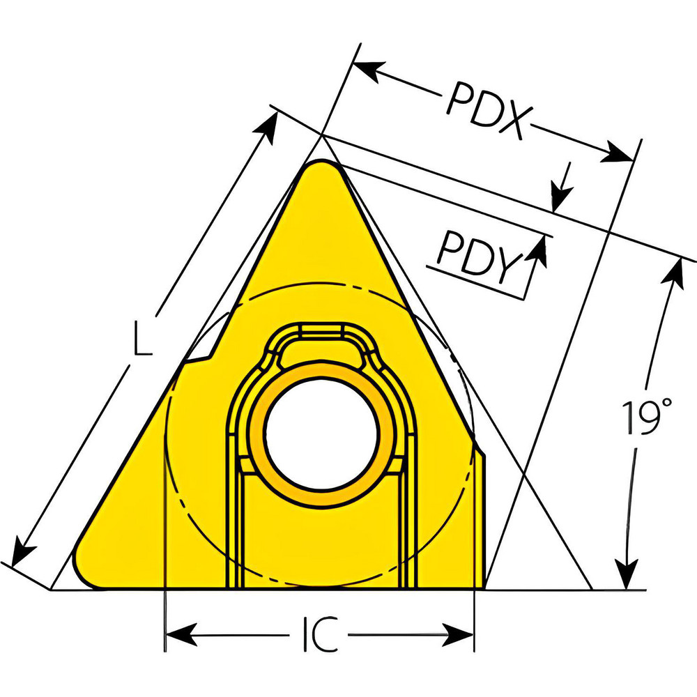 Vargus - Laydown Threading Insert: 5MGIR2ABUT VKX, Carbide | MSC Direct