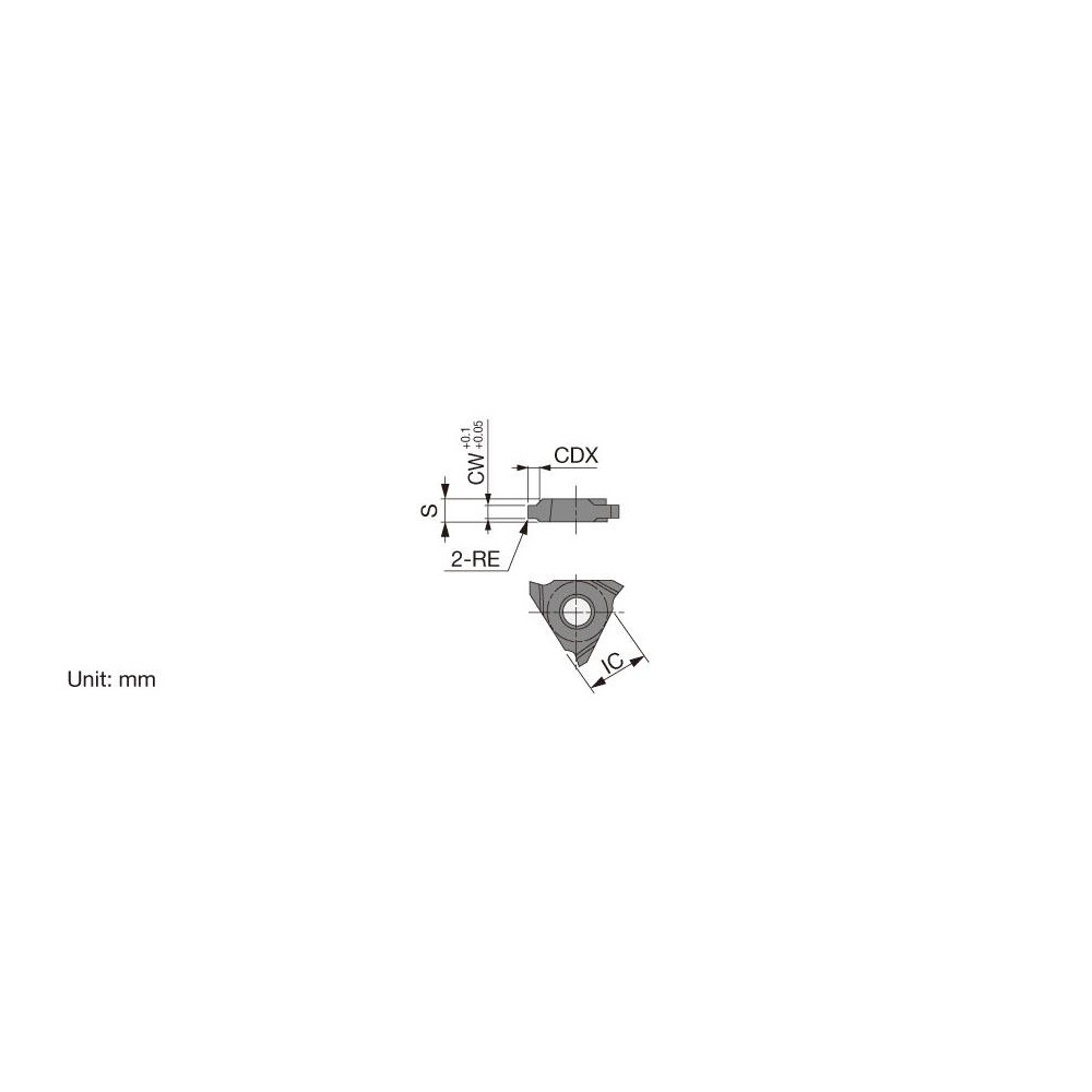Tungaloy - Grooving Insert: GOR4310 UX30, Carbide | MSC Direct