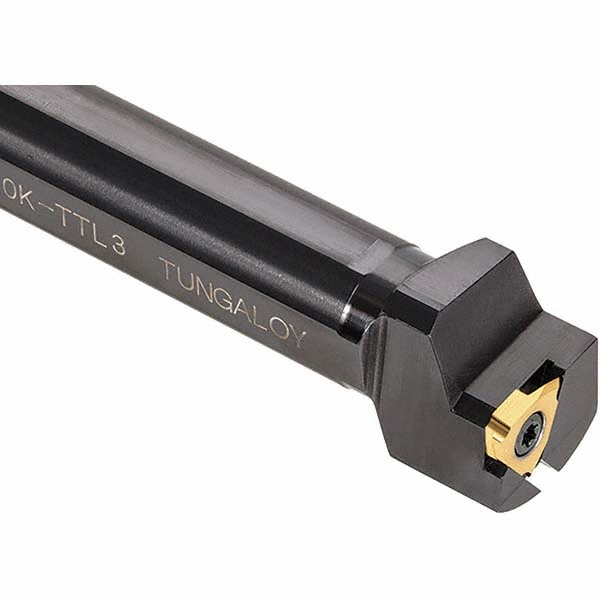 Tungaloy - Indexable Threading Toolholder: External, Left Hand, 19 x 22 ...