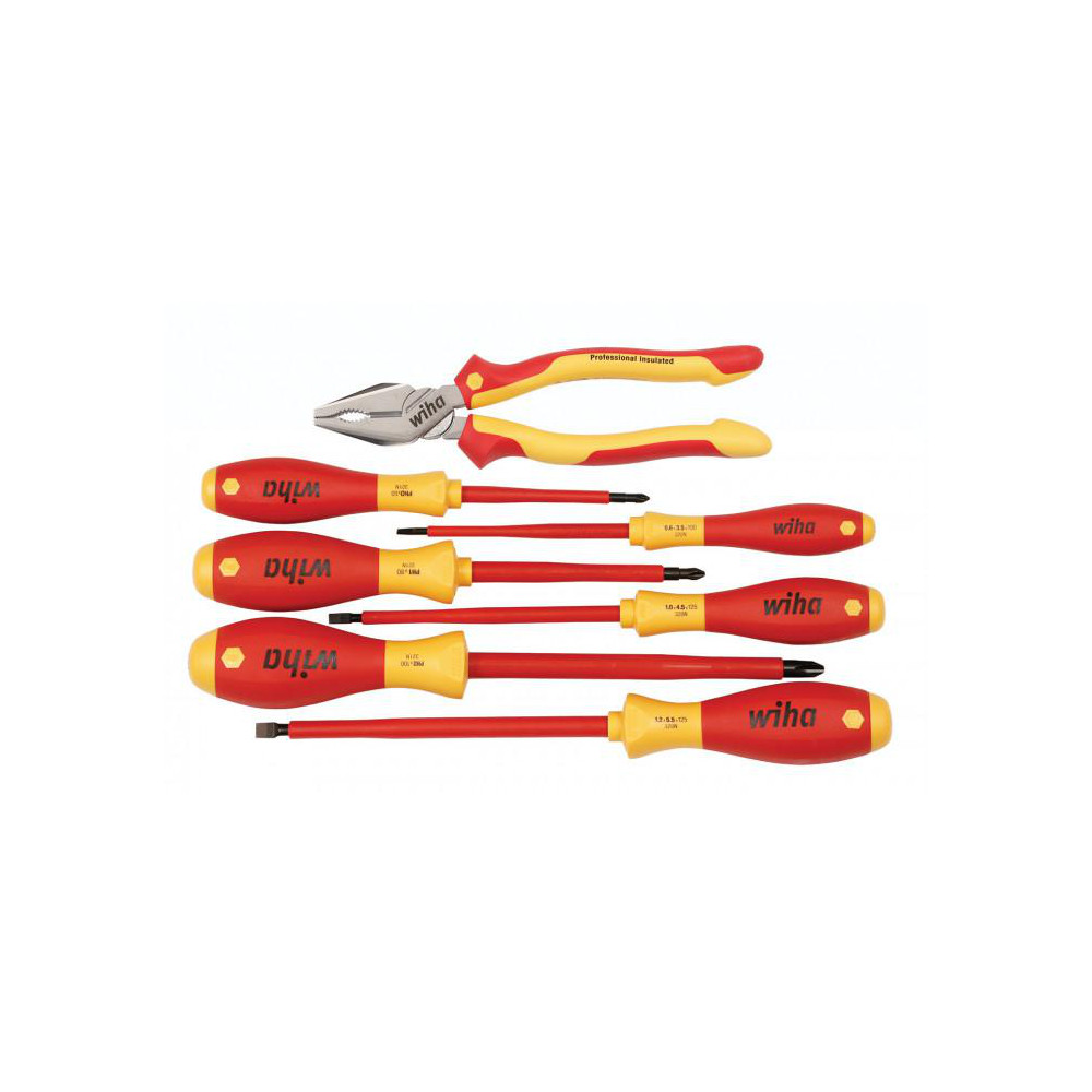 Wiha - 7 Piece Insulated Hand Tool Set - 47696075 - MSC Industrial Supply