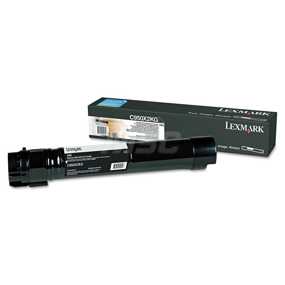 Lexmark - Office Machine Supplies: Toner Cartridge, Black | MSC Direct