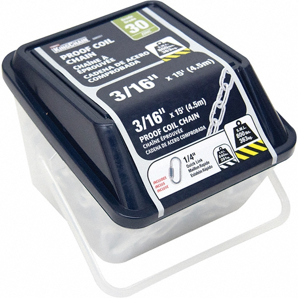 Mibro - Welded Chain: Trade Size: 3/16 | MSC Direct