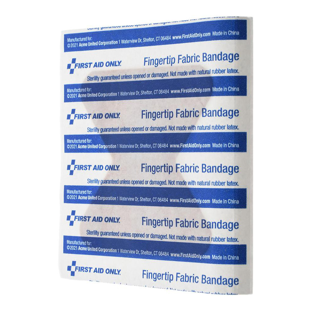 First Aid Only - Pack of (10) 2-3/16" Long x 1-7/8" Wide, Fingertip ...