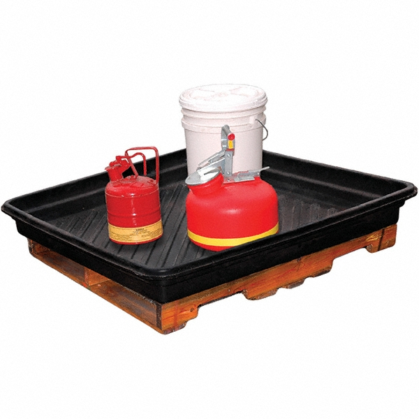 UltraTech® - 30 Gal Sump Capacity Polyethylene Utility Tray for Spill ...