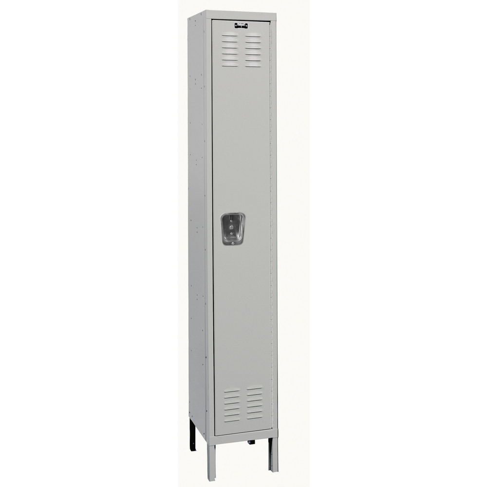 Hallowell - 1-Wide Locker: 12" Wide, 18" Deep, 78" High, Padlock | MSC ...