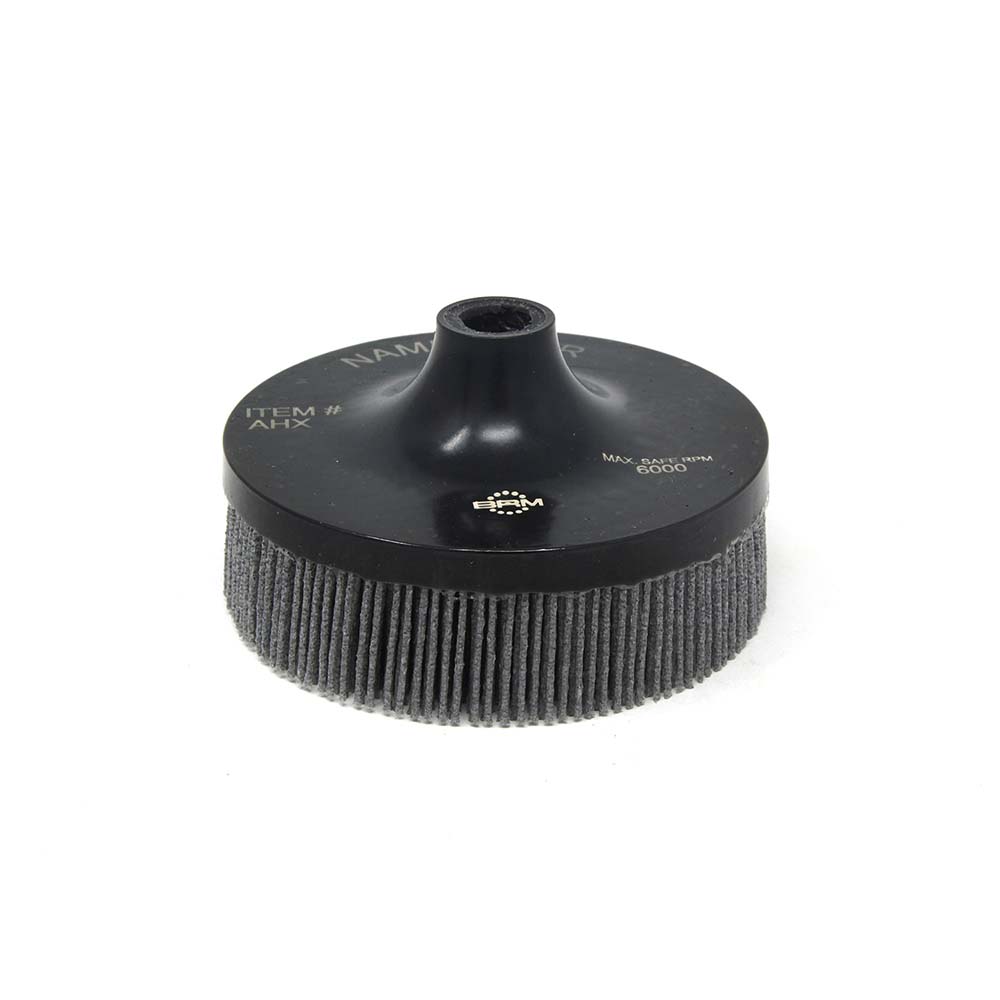 Brush Research Mfg. - 4" 180 Grit Silicon Carbide Straight Disc Brush ...