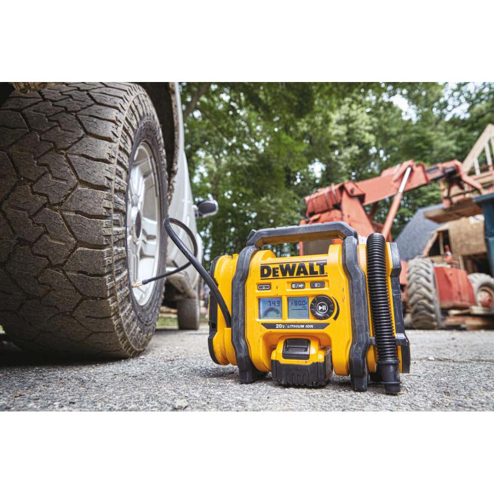 DeWALT - Tire Inflator Kit: 20V MAX Battery | MSC Direct
