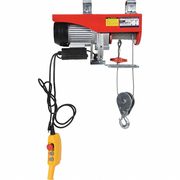Vestil - 2,000 Lb Capacity 30 FPM Lift Speed Electric Cable Hoist ...
