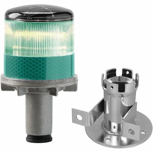 TAPCO - Strobe Light: Green, Bracket Mount | MSC Direct
