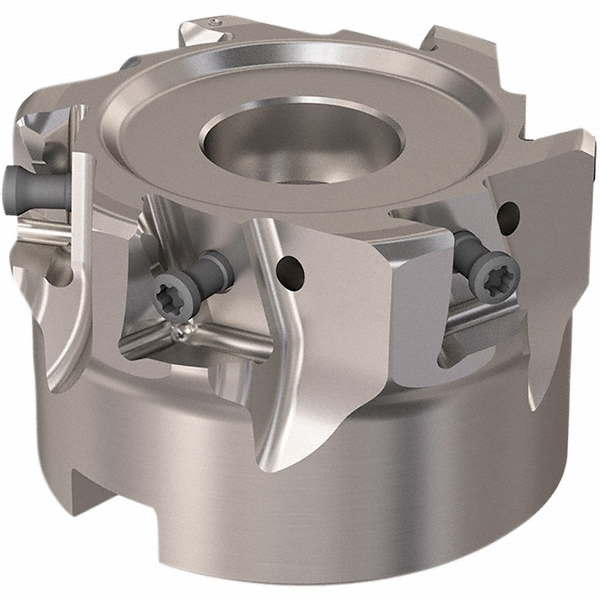 Seco - 63mm Cut Diam, 27mm Arbor Hole Diam, 12mm Max Depth, Indexable ...