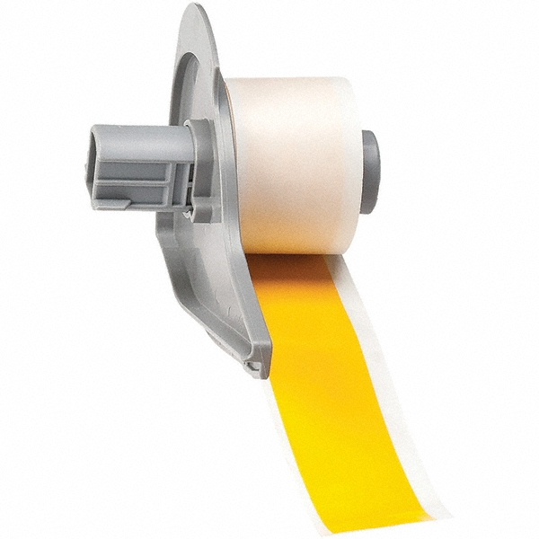 Brady - Label Maker Label: Yellow, Vinyl, 1 Roll | MSC Direct