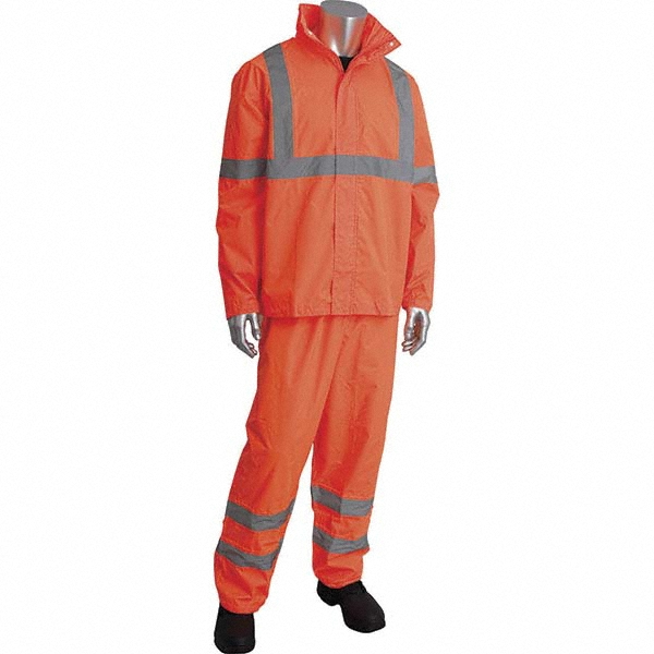Falcon™ - Rain Suit with Pants: Size X-Large, ANSI 107-2010 Class 3 ...