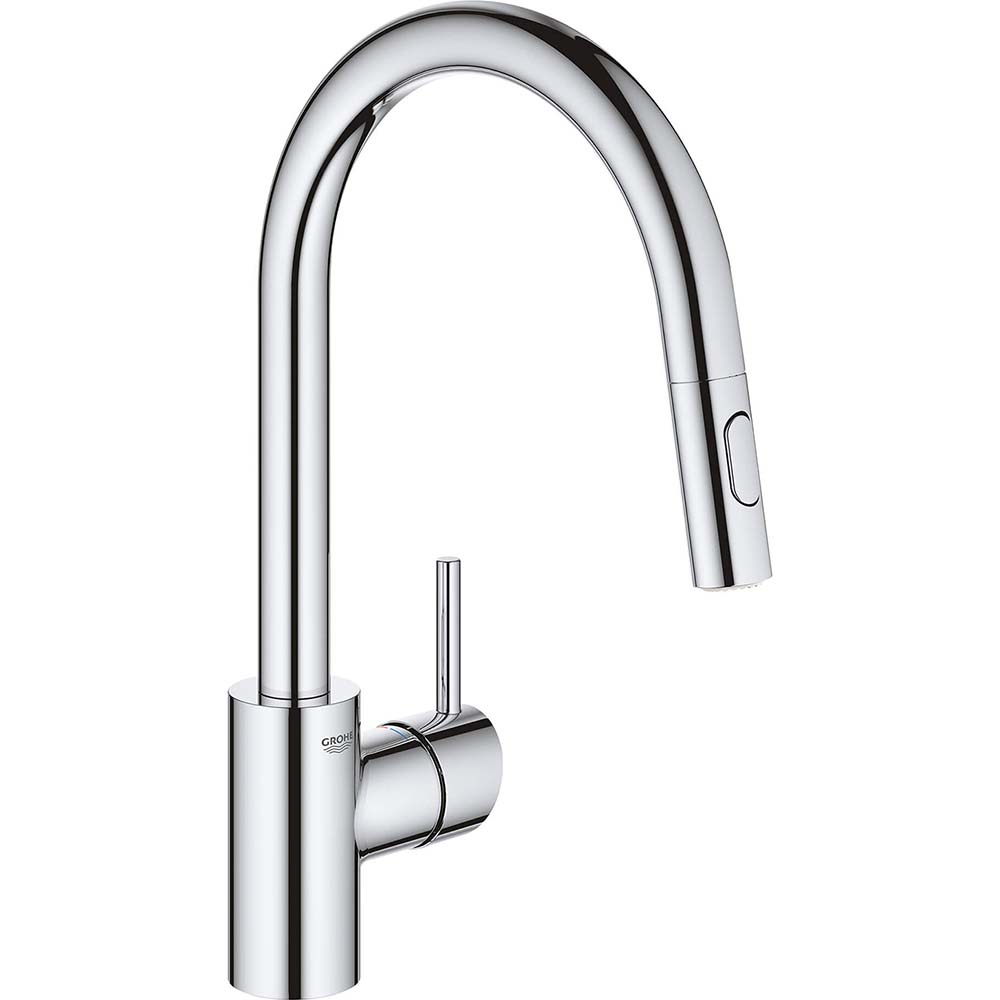 Grohe - Single-Handle Pull Down Kitchen Faucet Dual Spray 1.5 GPM | MSC ...
