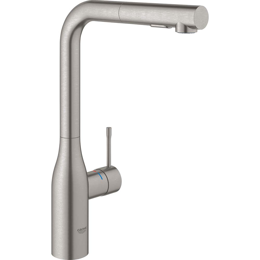 Grohe - Single-Handle Pull-Out Kitchen Faucet Dual Spray 1.75 GPM | MSC ...