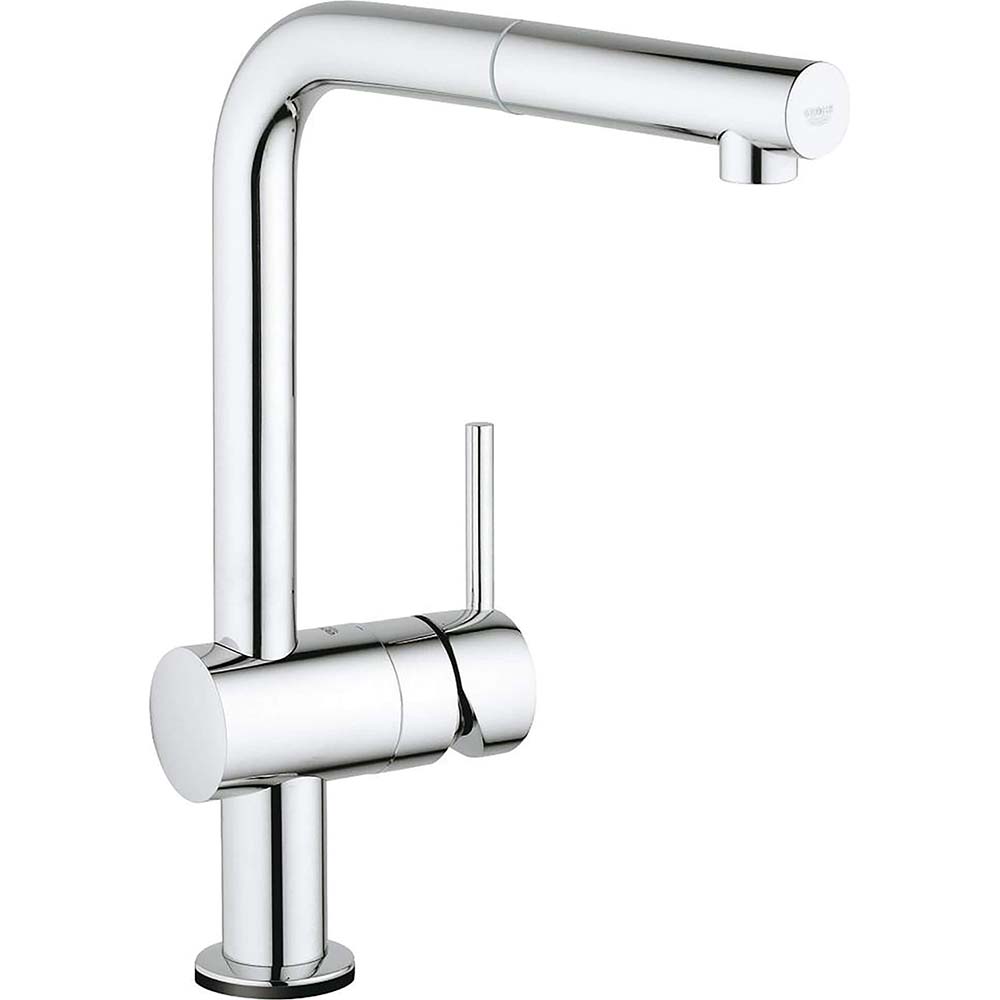 Grohe - Single-Handle Pull-Out Kitchen Faucet Single Spray 1.75 GPM ...