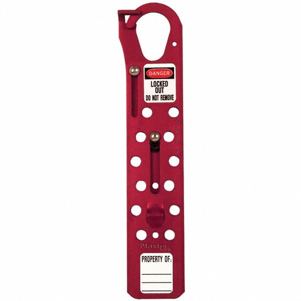 Master Lock - Lockout Hasps Hasp Type: Slide Jaw Type: Single Jaw ...