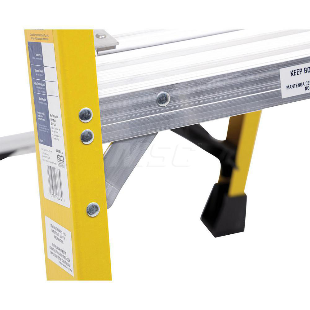 Werner - 7 Step Fiberglass Foldable Step Ladder: Type IAA 375 lb ...