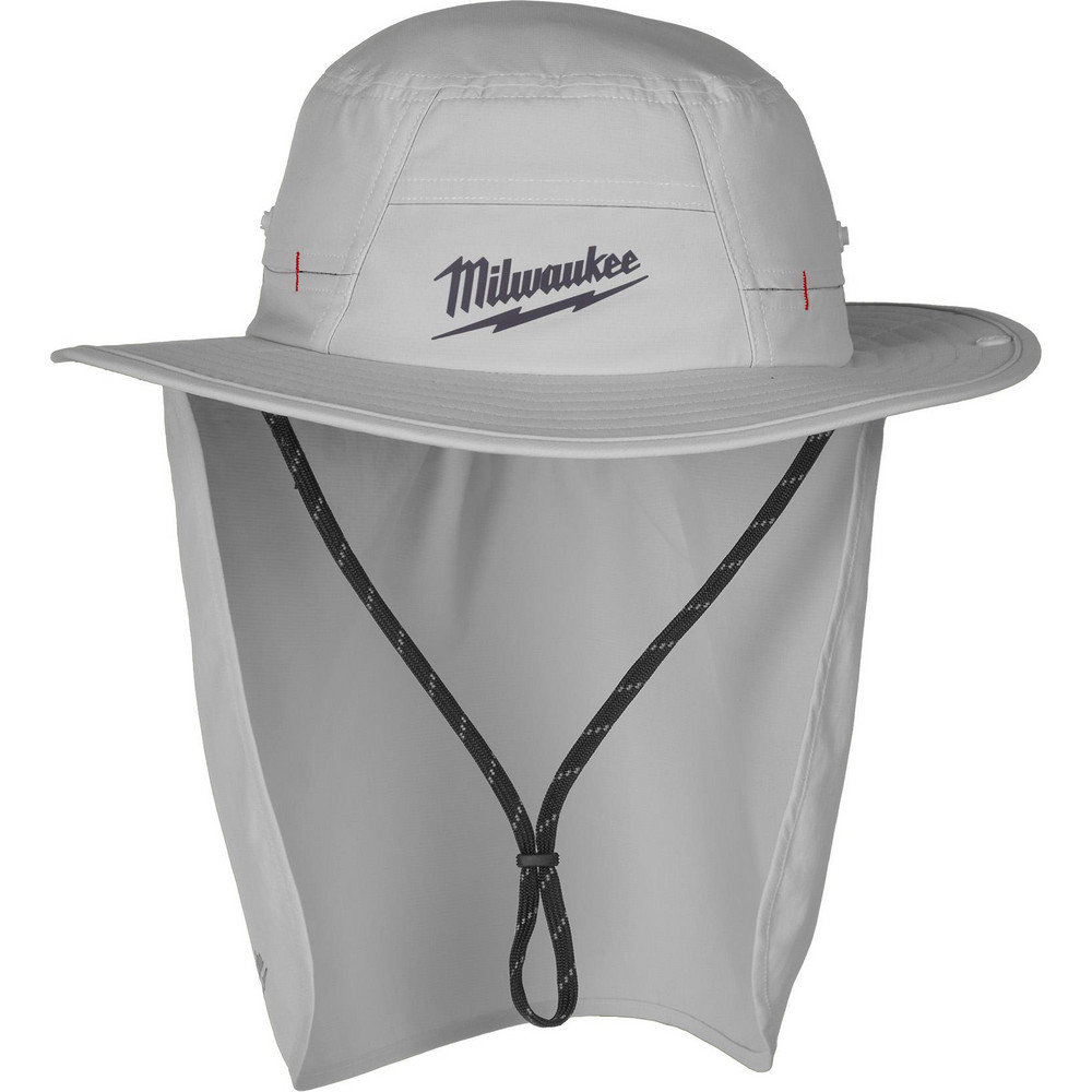 Milwaukee Tool - Work Hat: Nylon & Polyester, Gray, Size Large & X ...