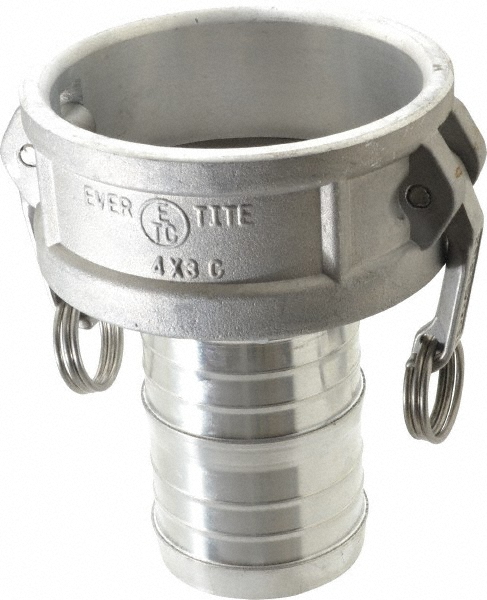 EVER-TITE Coupling Products - 4" Cam & Groove Female Coupler Hose Shank ...