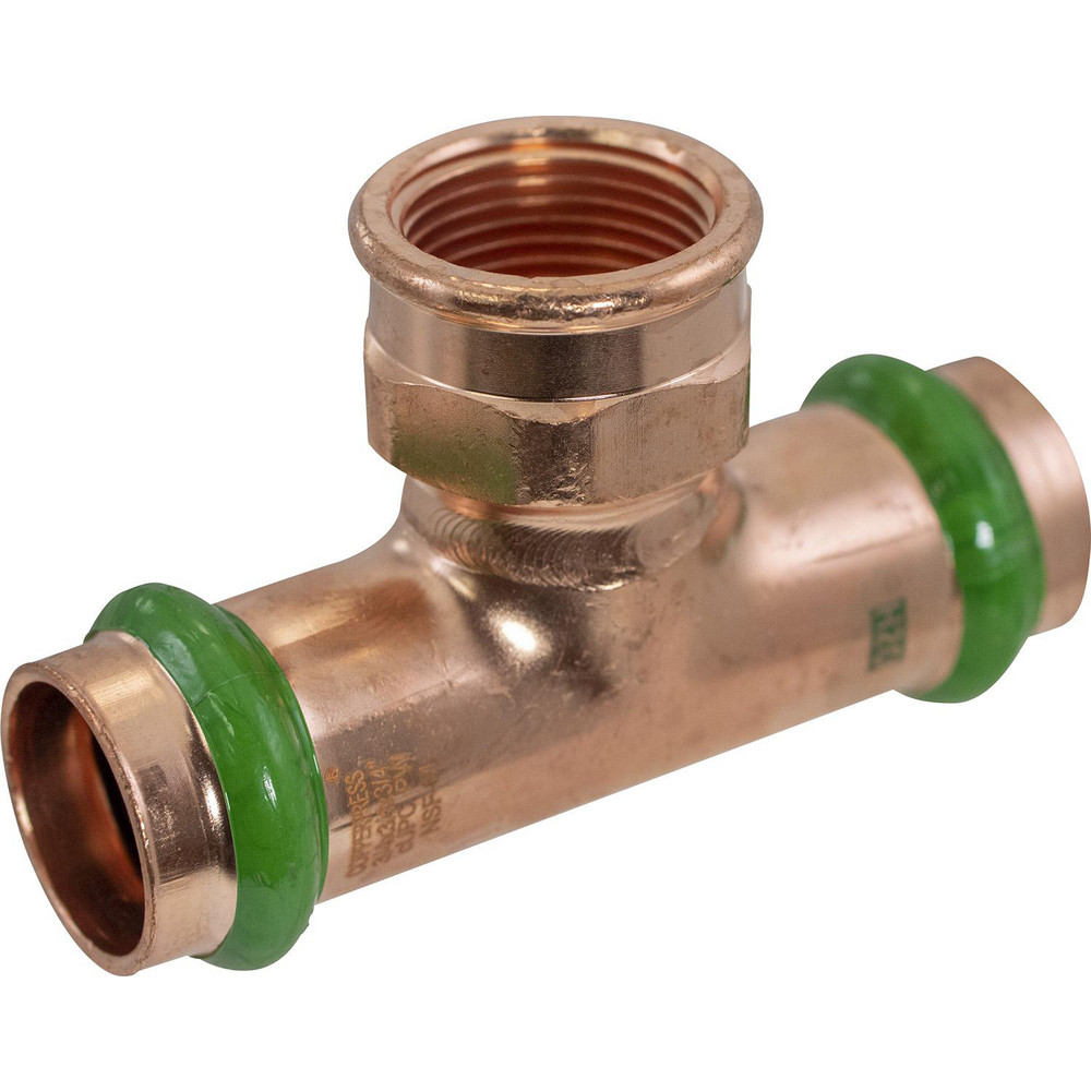 Merit Brass - Copper Pipe Fittings: Fitting Type: Tee (P x FPT ...