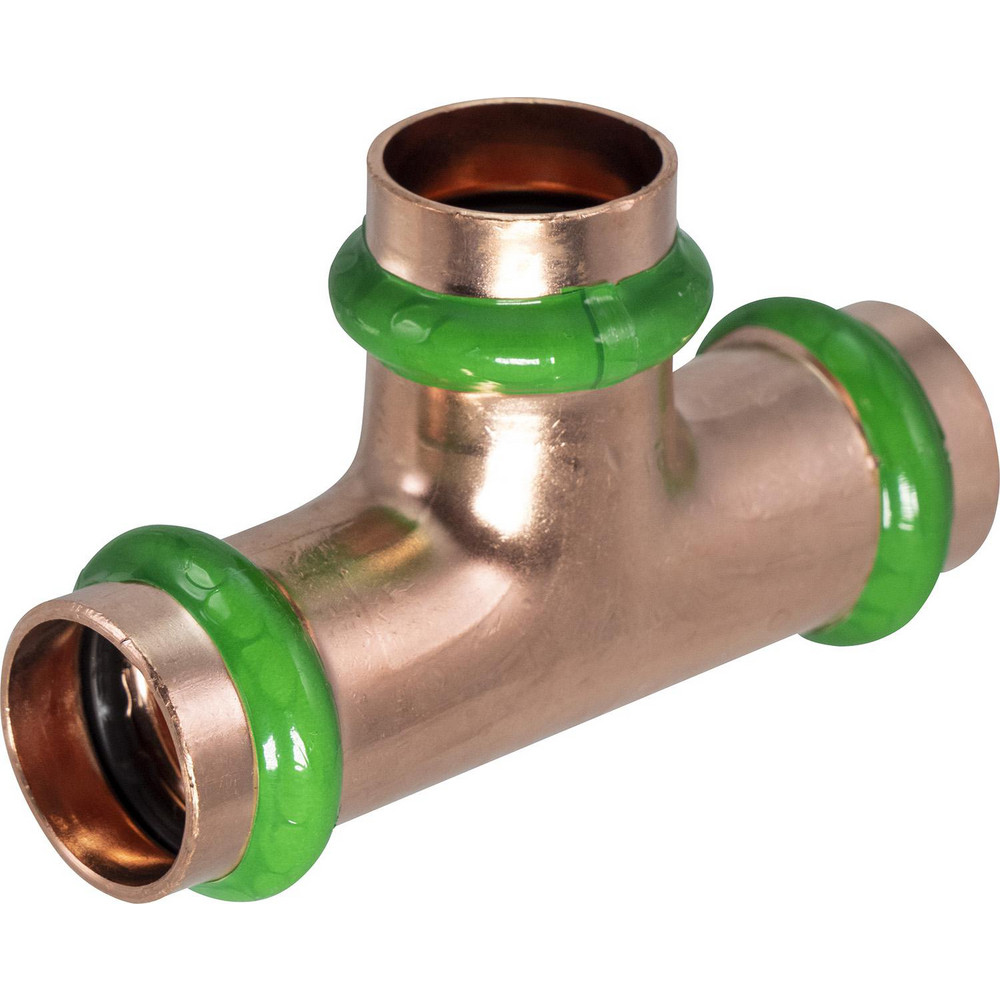 Merit Brass - Copper Pipe Fittings: Fitting Type: Tee; Fitting Size: 1 ...